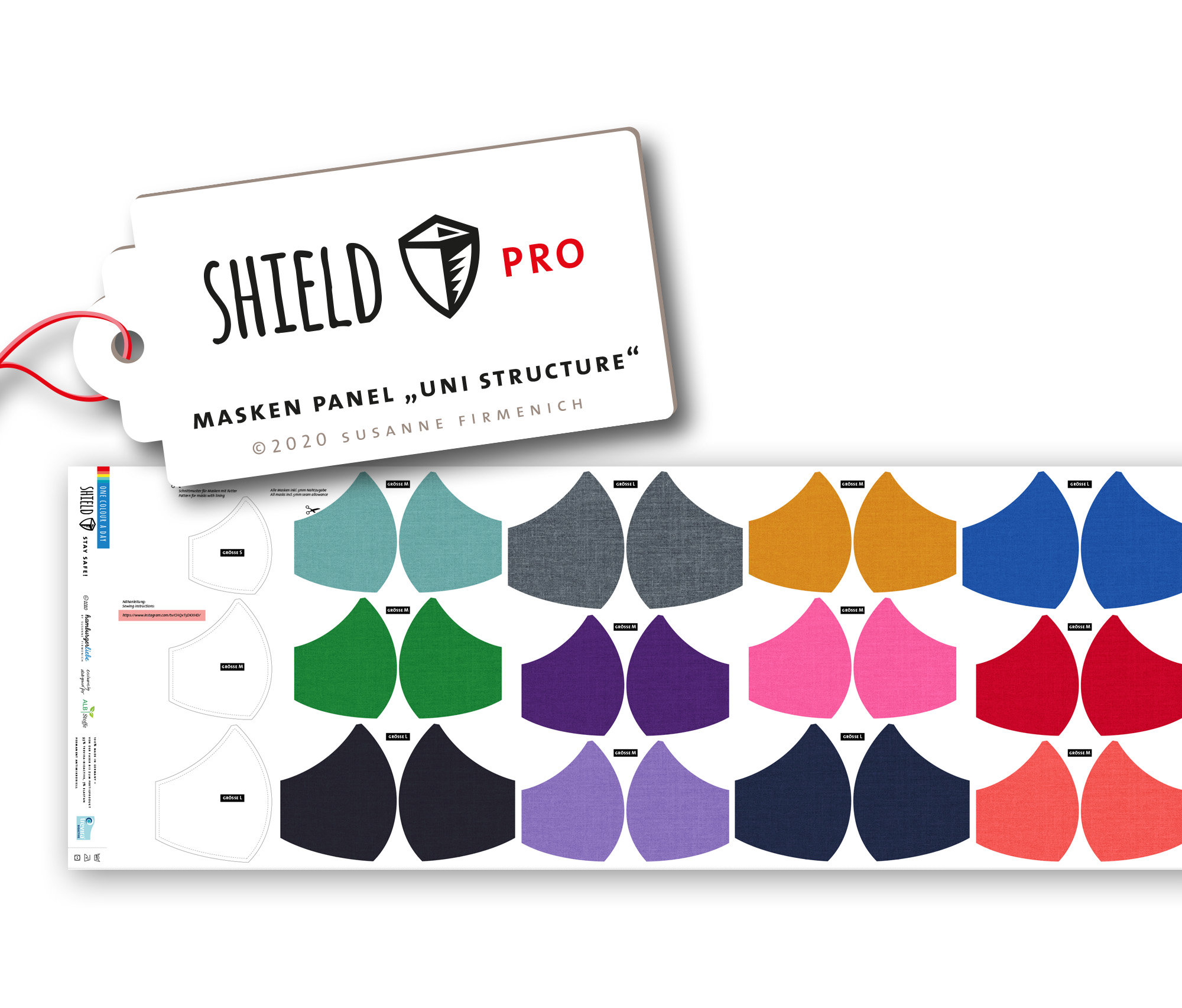 Biostoffe Onlineshop Leipzig - Shield Panel Uni rund